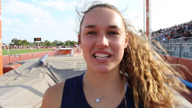 Brynn King goes 13-0 and gets clears on first attemps | Texas Relays