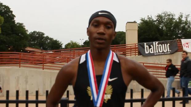 Collin Williams 800m Interview | UIL Track and Field Championship