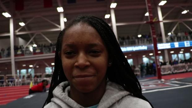 Shawnti Jackson after 7.51 60m, 48.02 300m | The VA Showcase Presented ...