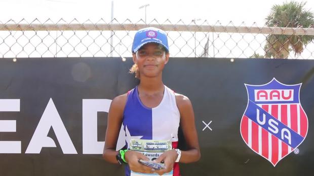Isabella Edwards Defends Her National Title | AAU Junior Olympics Games