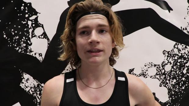 Ty Garrett, Runner Up in Nail Biting 5K | adidas Indoor Nationals ...