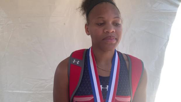 Anaya Potter places 3rd in 5A high jump | UIL Track and Field Championship