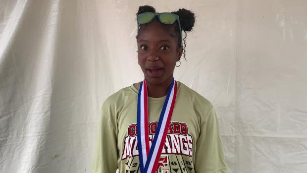 Briana wins 5A long jump | UIL Track and Field Championship
