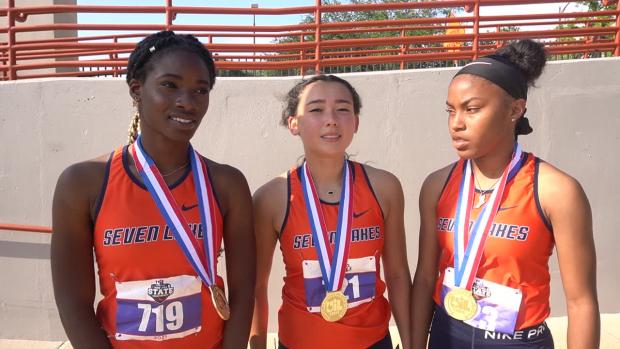 Katy Seven Lakes Wins with School Record 6A | UIL Track and Field ...