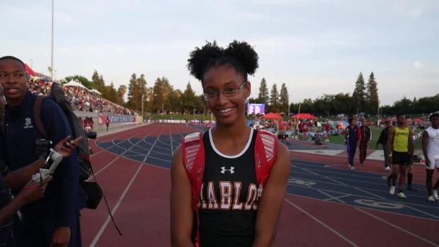 Jada Gatlin - Places first in triple jump prelims | CIF State Track and ...