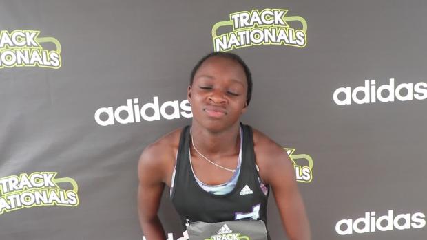 Shakayla Lavender Sets Historic 100mH Time | adidas Outdoor Nationals