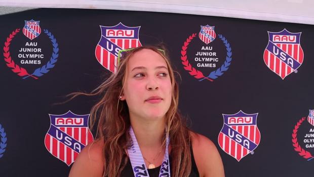 Emily Easton Wins The Girls 15-16 YO Shot Put | AAU Junior Olympics Games