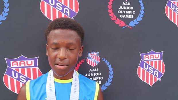 Sam Baker Earns Second In The 13 YO Boys 3000 | AAU Junior Olympics Games
