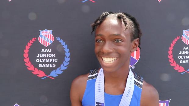 Devon Williams Proud Of Bronze In 11yo 400m | AAU Junior Olympics Games