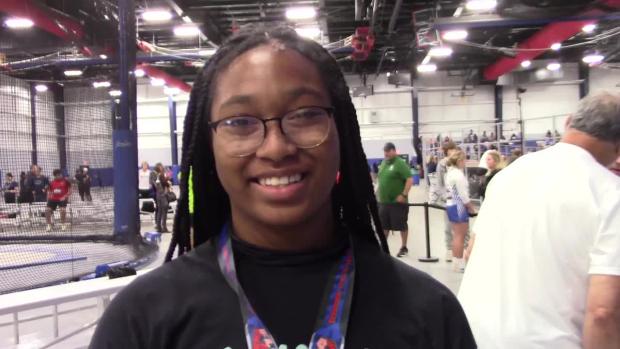 Zee Curtis HS Girls Weight Throw Champion | Florida Indoor ...