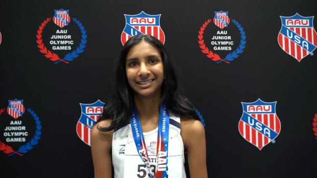 Shyna Patel Grabs 13yo Racewalk Title | AAU Junior Olympic Games