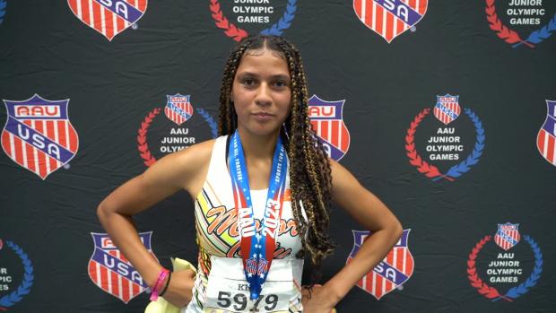 Kylee King Wins 3-Peat In 800m At AAU | AAU Junior Olympic Games