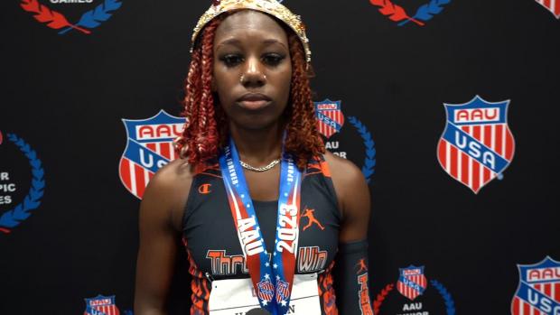 Jasmine Hampton Brought A Crown, Whether She Won Or Not | AAU Junior ...