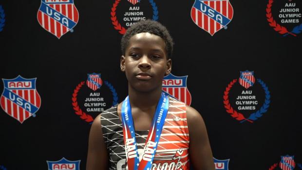 Brent Jones Became The Runner Up In 11yo Discus | AAU Junior Olympic Games