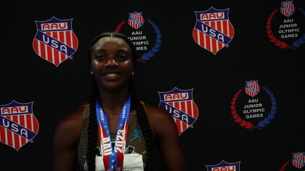 Janiya Johnson: Girls 17-18 100 Runner-Up | AAU Junior Olympic Games