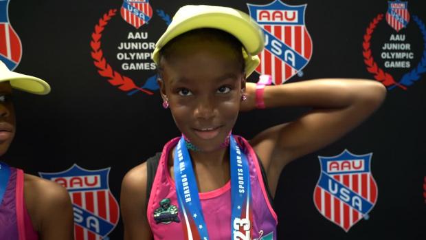 Run It Sports Takes Gold In 8 And Under 4x100m | AAU Junior Olympic Games