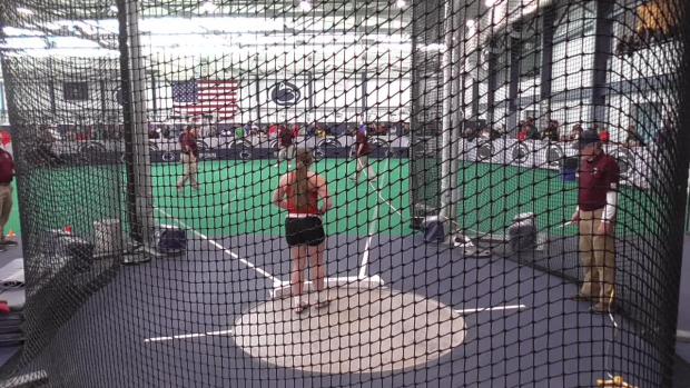 Girls Shot Put Finals Part 1 | PTFCA Indoor State Championship