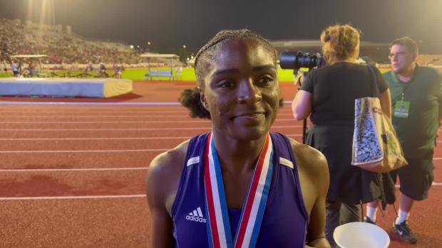 LaMaiya Henderson Earns Bronze In 5A Girls 200m Dash | UIL State ...