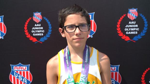 In Just His Second Racewalk Ever, Luke Carroll Earned Silver | AAU ...