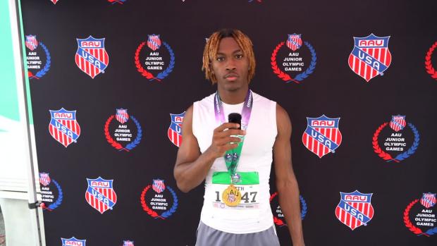 Elijah Smith - 17-18 Men's Long Jump Champion | AAU Junior Olympic Games