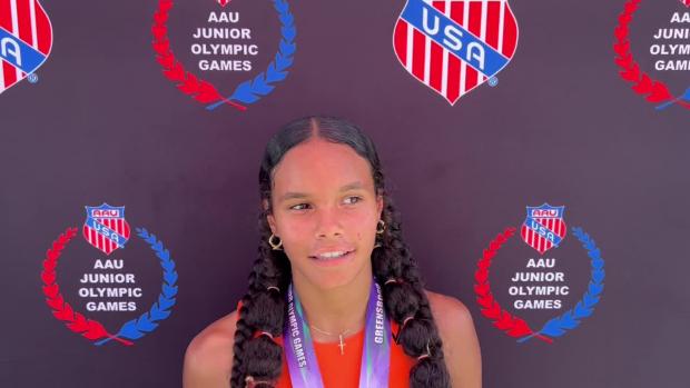 Tate Morris 13yo Girls Long Jump Runner Up | AAU Junior Olympic Games