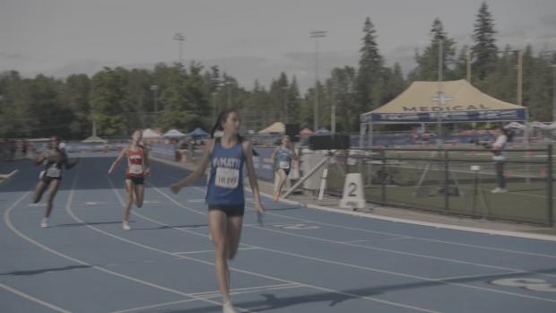 Jr Girls 4x100 Relay Final | 2025 BCSS Track and Field Provincials